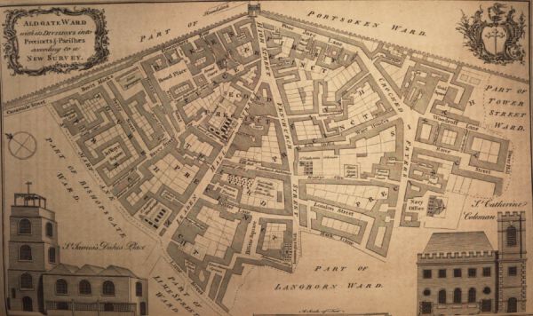 The London Wards - Aldgate in 1756