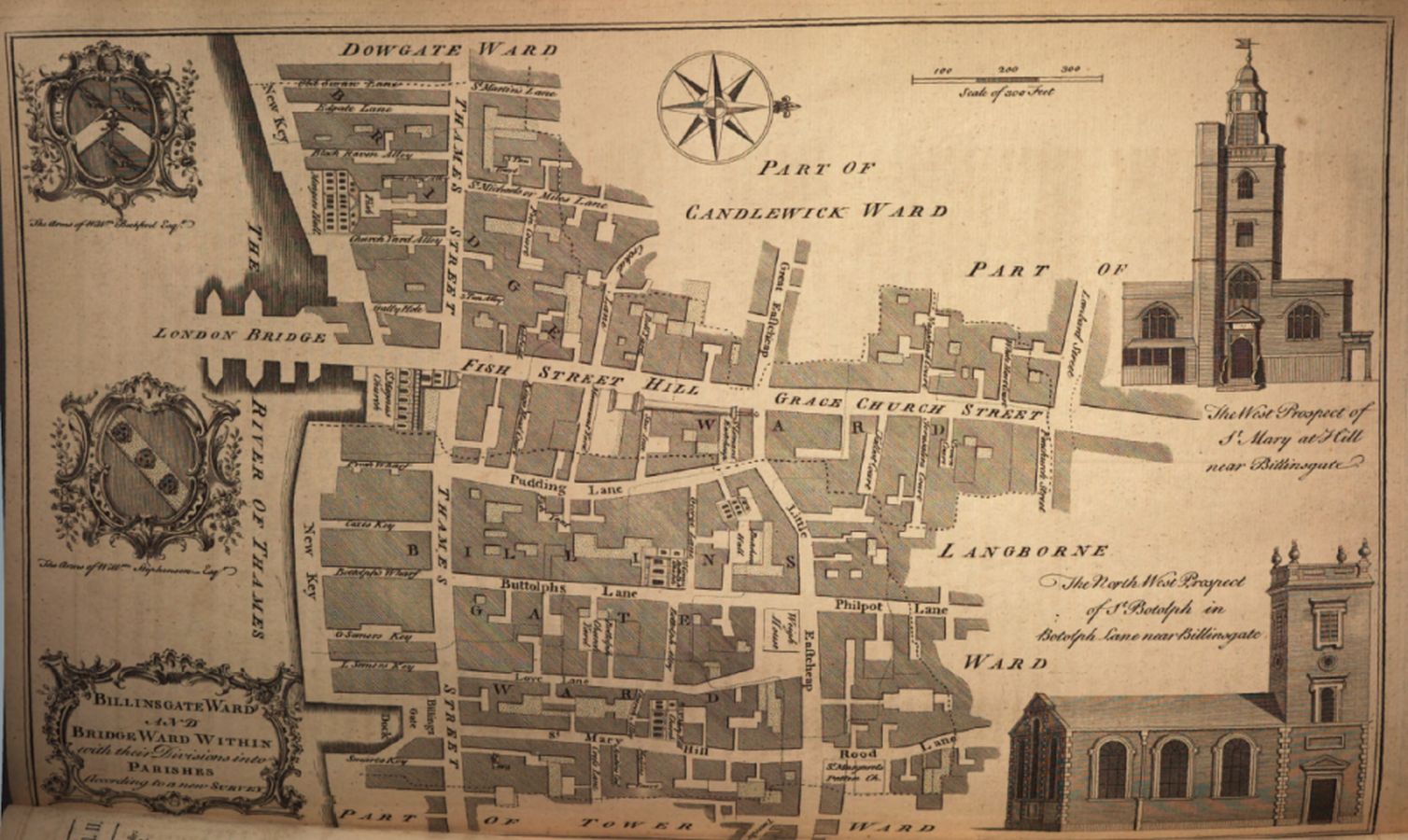 The London Wards - Bridge Ward Within in 1756