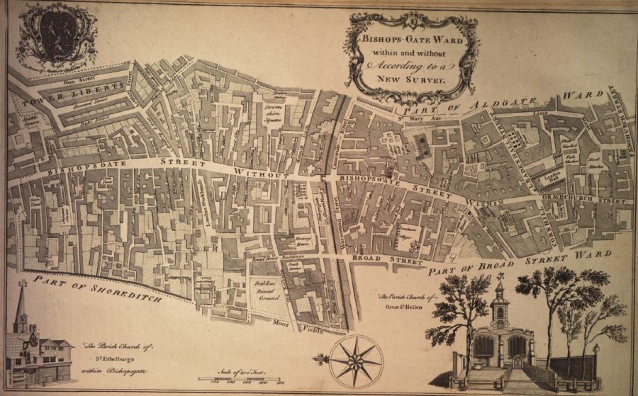 The London Wards - Bishopsgate in 1756.
