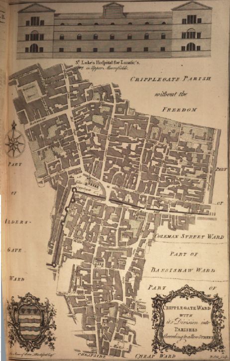 The London Wards - Cripplegate in 1756