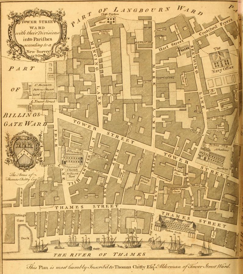 The London Wards - Tower street Ward in 1756